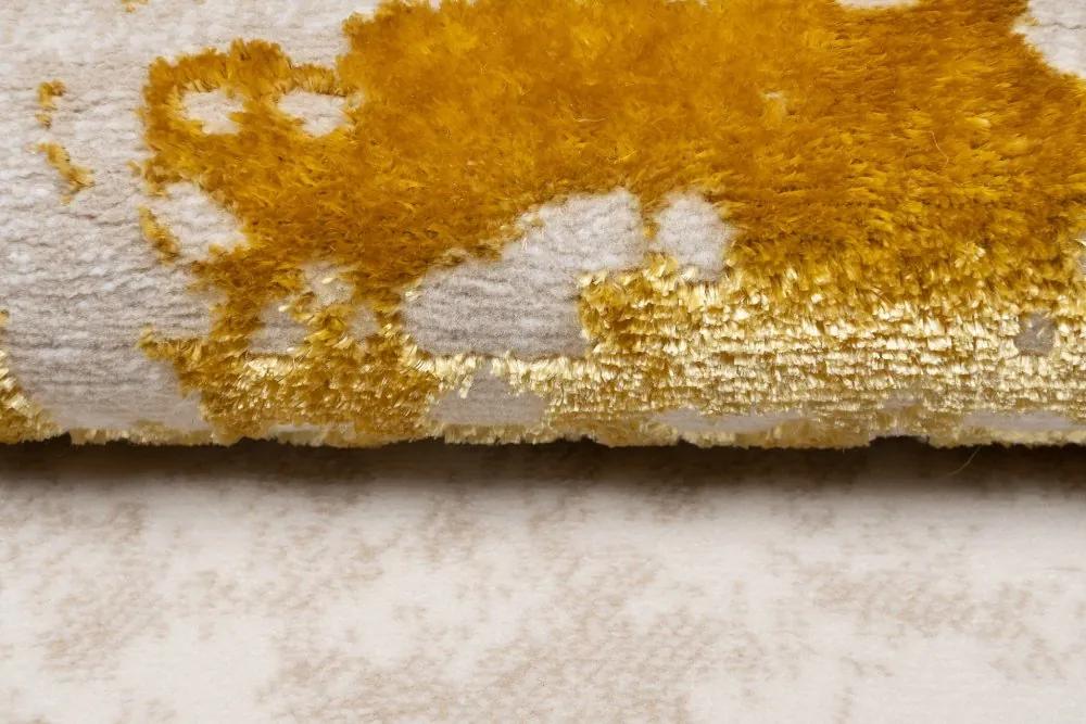 Exkluzivní glamour koberec ve zlaté barvě Šířka: 120 cm | Délka: 170 cm