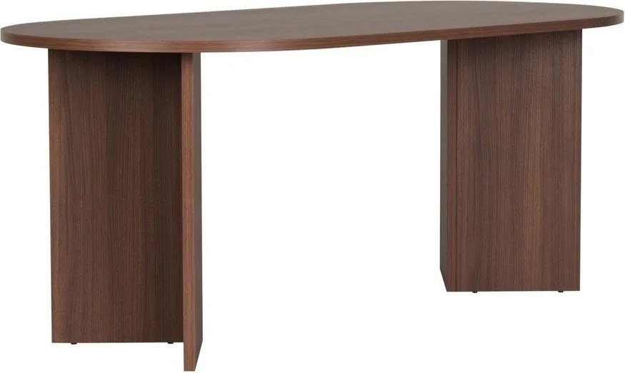 Jídelní stůl v dekoru ořechu 89,5x180 cm Sablin – Kalune Design