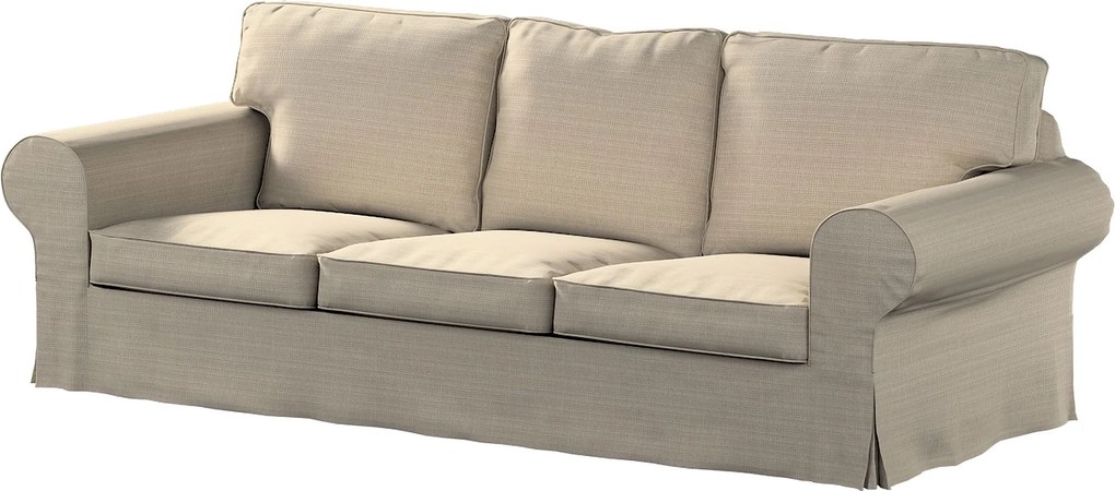 Potah na pohovku IKEA Ektorp 3-místná rozkládací, NOVÝ MODEL 2013 barva béžová látka pletený vzor