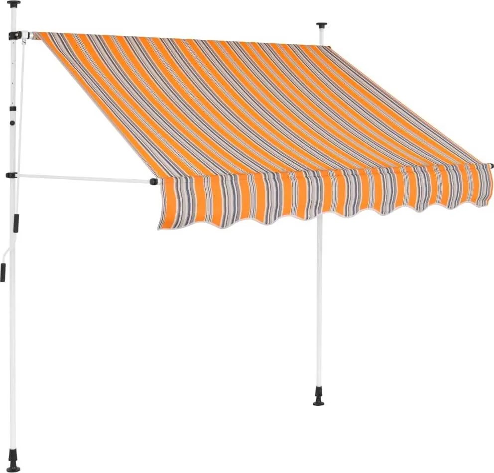 vidaXL Ručně zatahovací markýza 200 cm [43220] Barva: antracitová