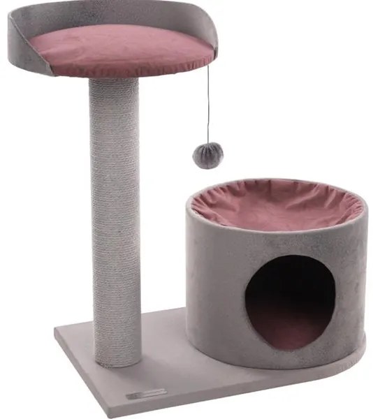 Škrabadlo Roselle Kara Flamingo 65x35,5x65cm šedé