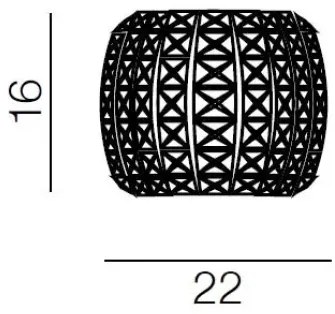 Designové nástěnné svítidlo Sophia