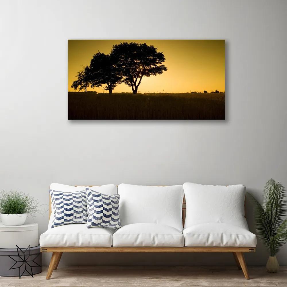 Obraz na plátně Stromy Příroda Rostlina 125x50 cm