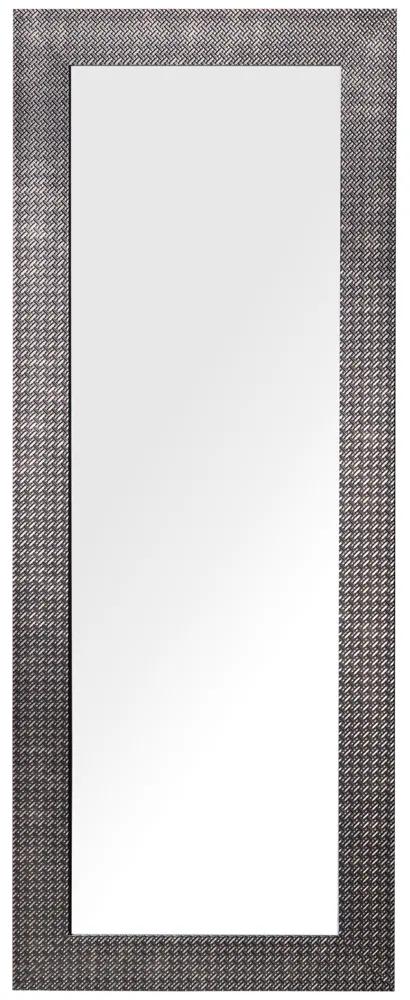 Nástěnné zrcadlo 50 x 130 cm hnědé PLAISIR