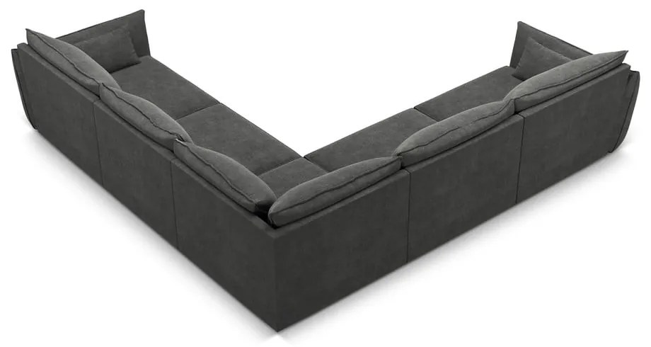 Šedá rohová pohovka (variabilní) Vanda – Mazzini Sofas