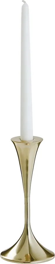 HIGHLIGHT Svícen na dlouhou svíčku 20 cm - zlatá