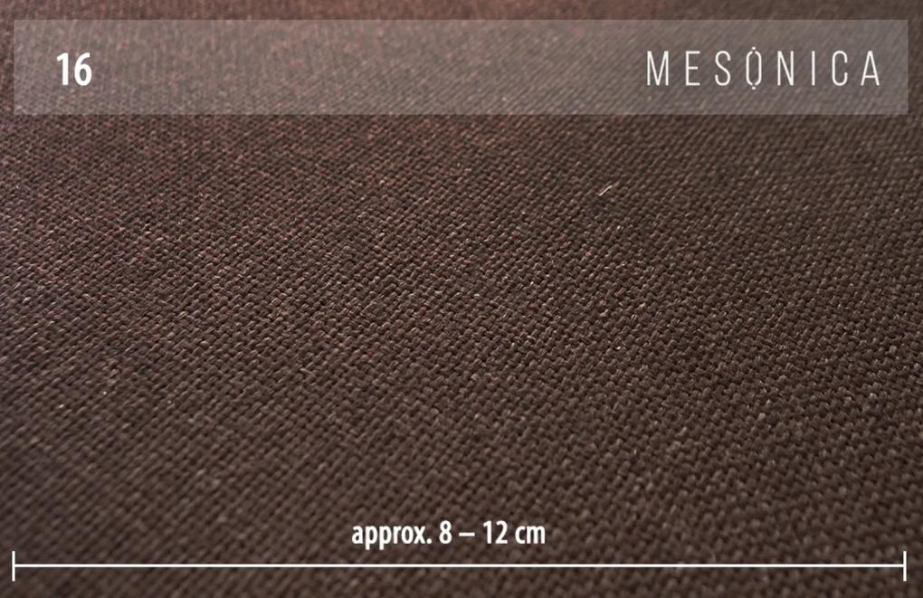 Hnědá třímístná látková pohovka MESONICA Musso I, 211 cm