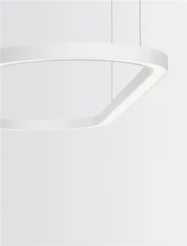 Závěsné LED svítidlo NOVA LUCE CUPPE 58W 3000K bílé 9345625