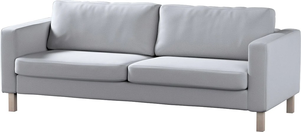 Potah na pohovku IKEA Karlstad, 3-místná, rozkládací barva šedá látka pletený vzor
