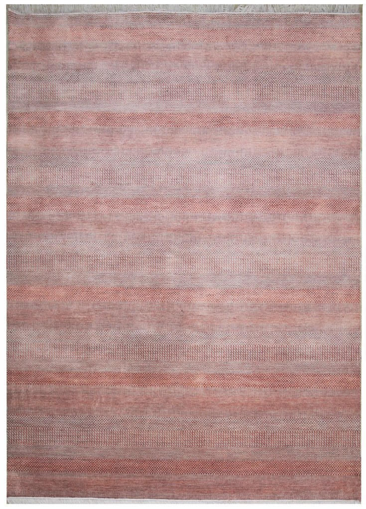 Diamond Carpets India, Ručně vázaný kusový koberec Diamond DC-MCN Silver/m.red, 275x365, červená, chodba / předsíň