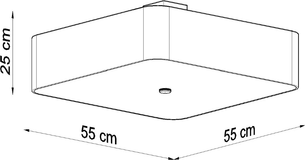 Sollux Lighting Stropní svítidlo LOKKO 55 bílé