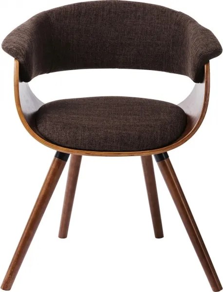 KARE DESIGN Sada 2 ks − Židle Monaco Schoko 72 × 58 × 47 cm
