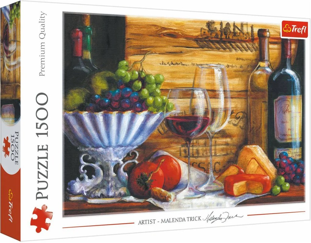 TREFL PUZZLE Obraz Na vinici 85x58cm skládačka 1500 dílků tr26174