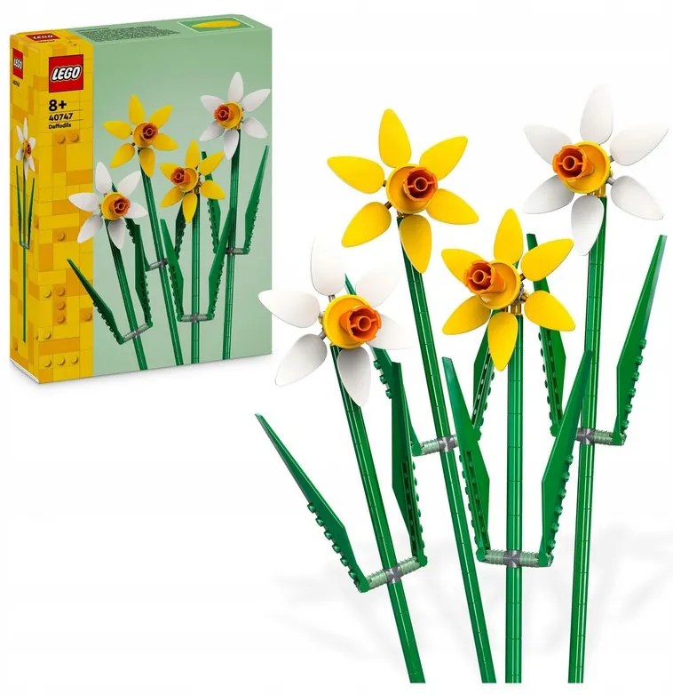 Lego stavebnice lego botanicals 40747 narcisy