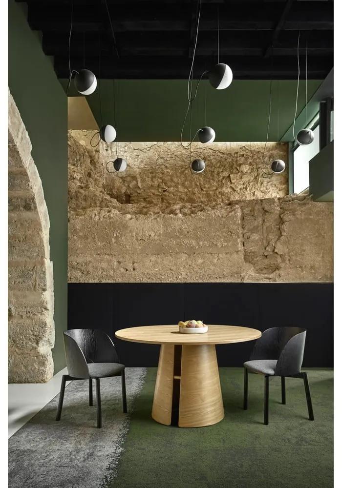 Kulatý jídelní stůl v dekoru dubu v přírodní barvě ø 137 cm Cep – Teulat