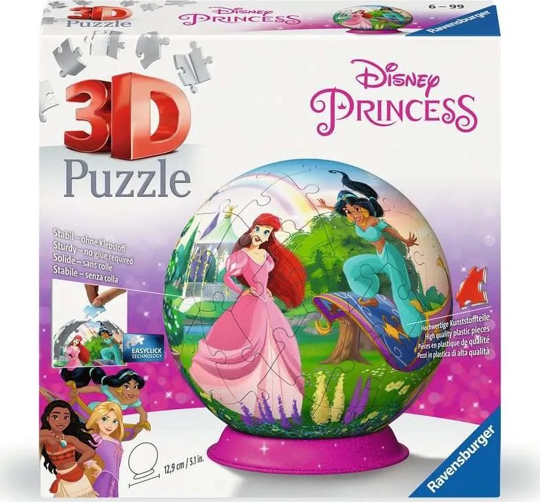 3d puzzle ravensburger 115792 puzzle-ball disney: princezny