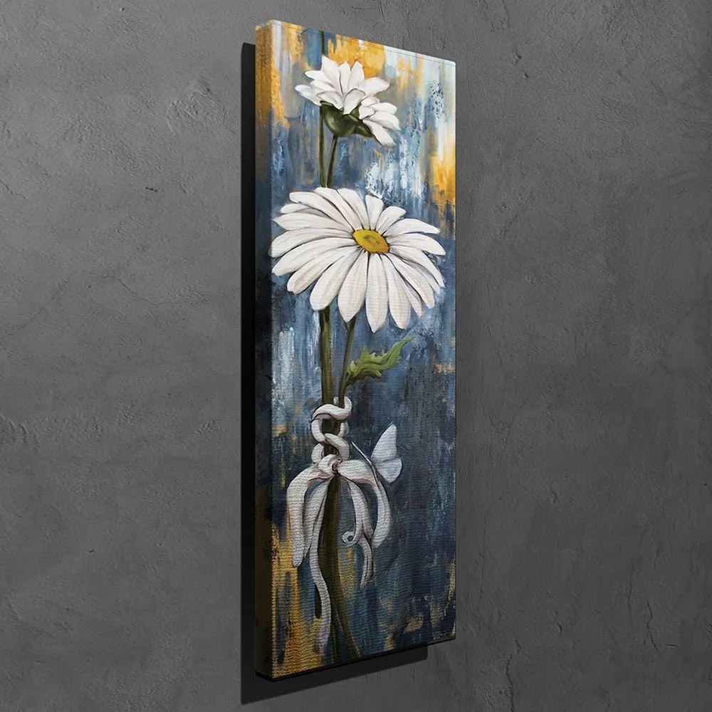 Obraz na plátně Daisies PC97 30x80 cm