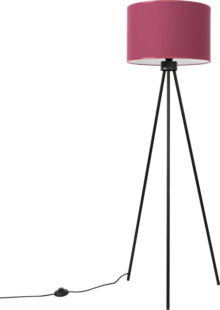Sollux Lighting Stojací lampa NEVIA vínová