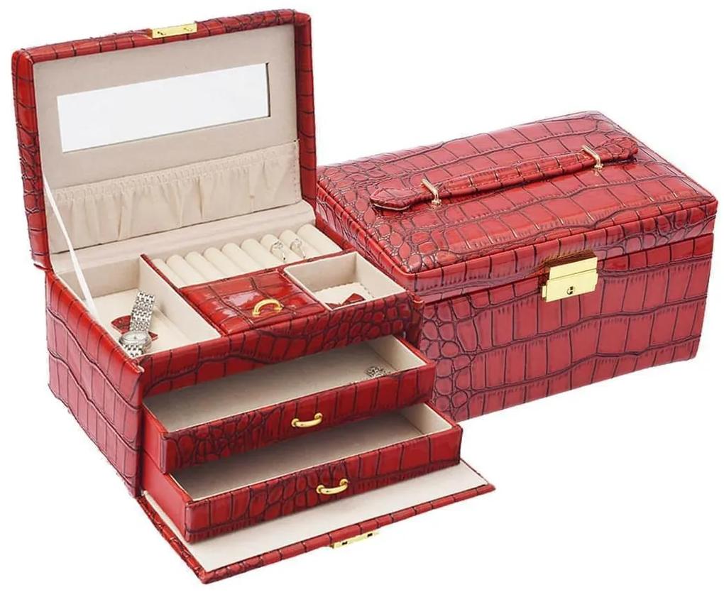 Šperkovnice JK Box SP-958/A7 červená