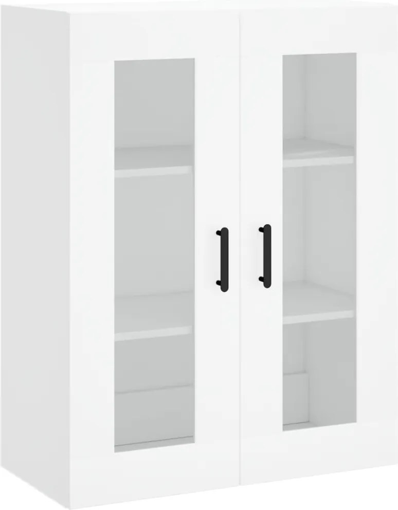 Skříň highboard bílá 69,5 x 34 x 180 cm kompozitní dřevo 3198537