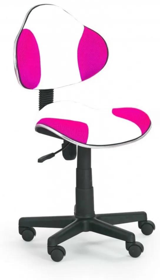 FALCO Kancelářská židle OZY-G2 - bílo růžová