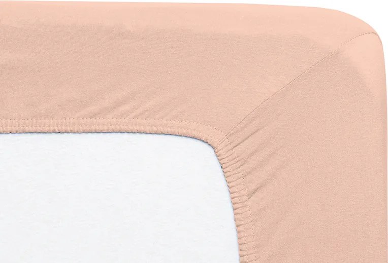 Florella Prostěradlo Avance Jersey 45 Rosé, 180-190x200 cm