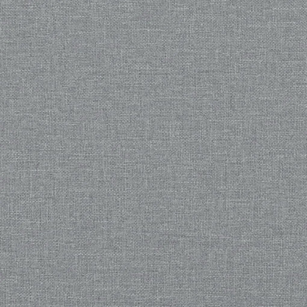 vidaXL Jídelní lavice 248 x 32 x 45 cm ocel a textil [835226] Barva: světle šedá