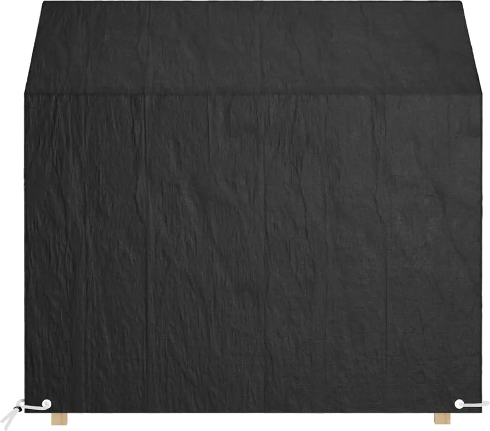 Plachta na zahradní lavici 8 oček 130 x 70 x 70/88 cm PE 319338
