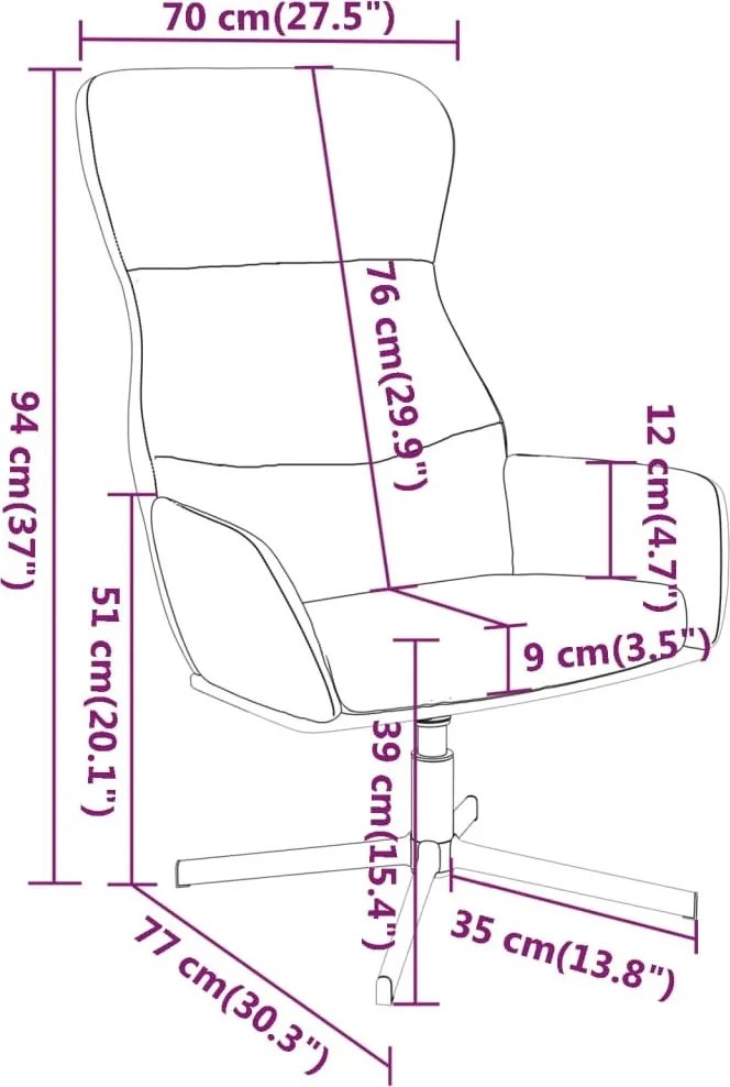 vidaXL Relaxační křeslo samet [341112] Barva: Tmavě šedá