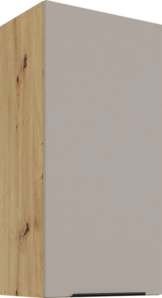 ARIA li | horní skříňka 45 G-90 1F policová | 45 cm | VYSOKÁ | ANTI FINGERPRINT povrch | artisan/béžová