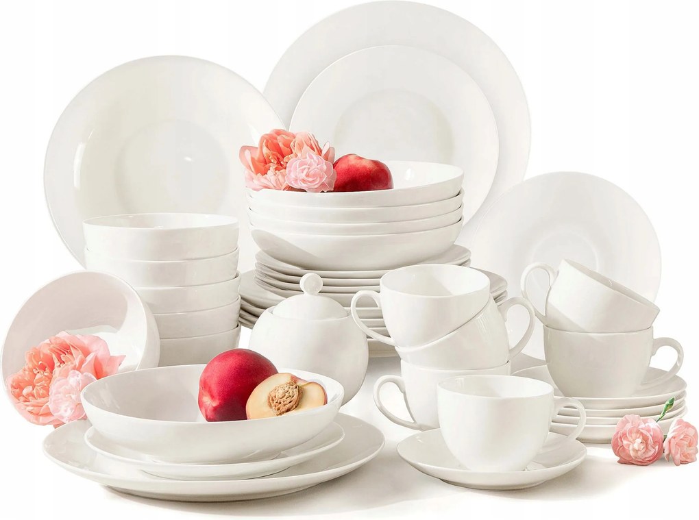Jídelní Servis Porcelánový Set pro 6 osob 37 el. Ad Bella Konsimo