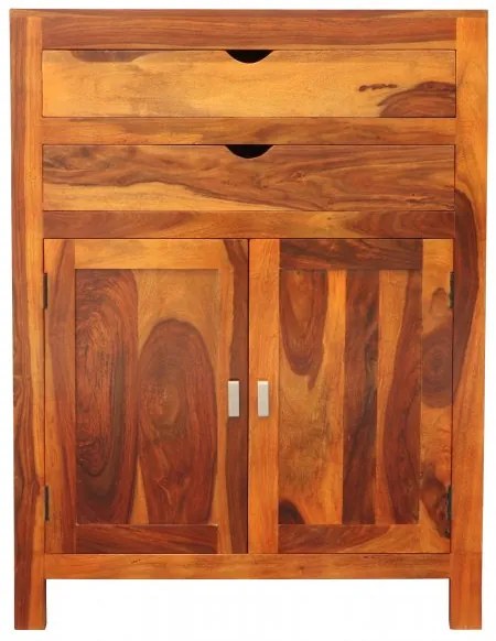 Indický nábytek - Komoda Amba 90x120x45 z indického masivu palisandr Světle medová