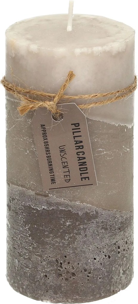 Svíčka Lucia 14cm marble brown