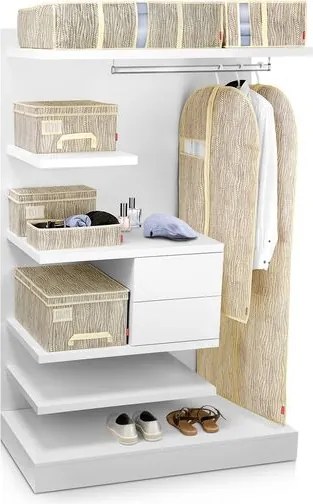 TESCOMA Obal na přikrývky FANCY HOME 80 x 52 x 20 cm, cappuccino