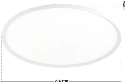 Orion - LED Stropní svítidlo KANT LED/66W/230V 2700/3000/4000K pr. 80 cm bílá