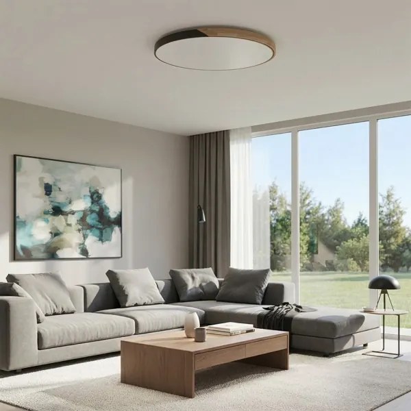 Brilagi - LED Stmívatelné svítidlo PILANA LED/72W/230V dub/černá pr. 80 cm + DO
