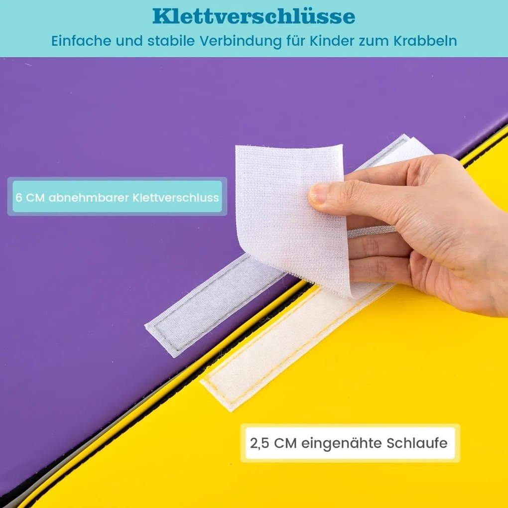 Costway 4 PCS. Schaumstoffbausteine zum Toben a Klettern Riesenbausteine