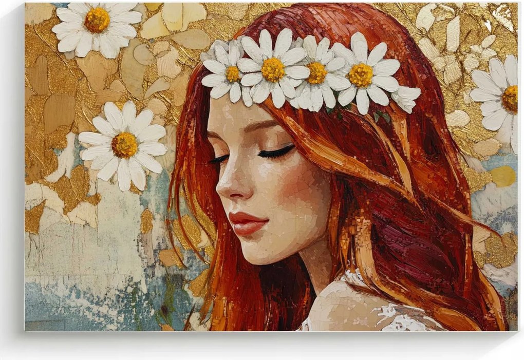 Obraz Na Plátně Plátno Bavlna Bavlněný Uv Tisk 120x80cm Zrzovlasá 2