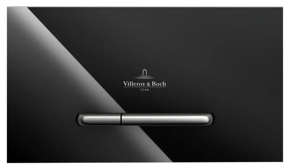 Villeroy & Boch Villeroy Boch ViConnect: M300 ovládací tlačítko k WC, Glass Glossy Black, 922160RB