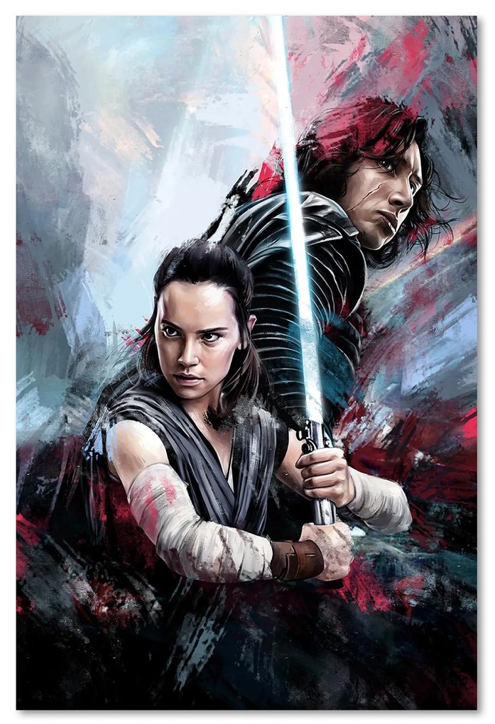 Gario Obraz na plátně Star Wars, Poslední Jediové - Dmitry Belov Rozměry: 40 x 60 cm