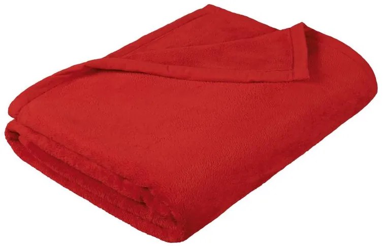 Bellatex Přikrývka Korall micro 100x150 cm Červená