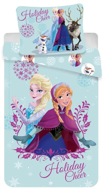 JERRY FABRICS Dětské ložní povlečení Frozen Holiday cheer