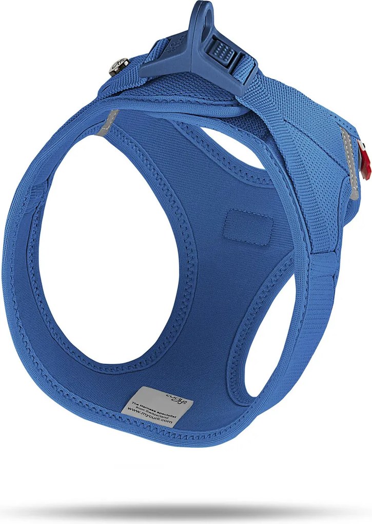 Postroj pro psy a kočky Curli CLAPS Air-Mesh Blue Velikost: S