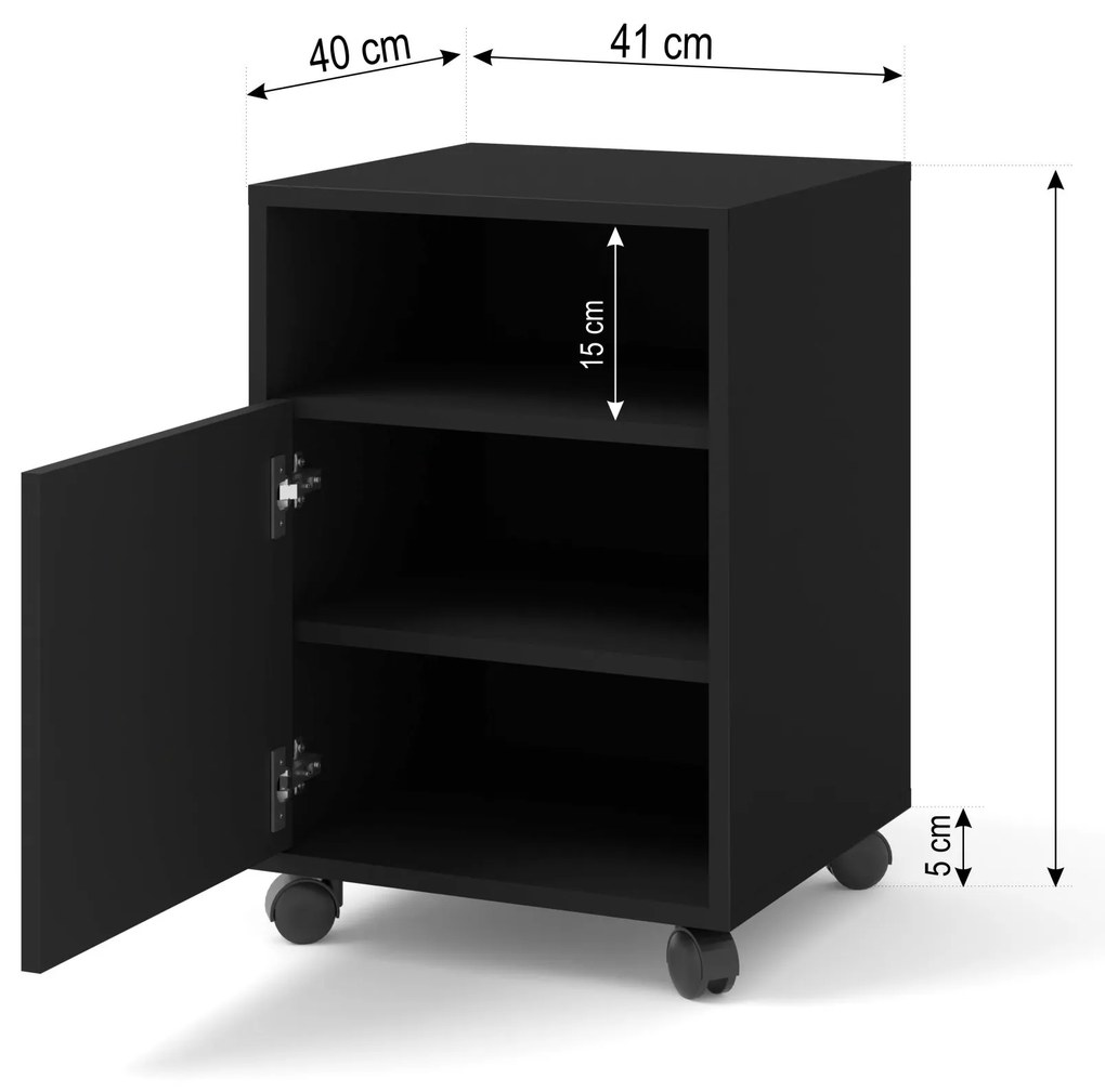 BIM BIMotion pod stůl skříňka 60 cm černá