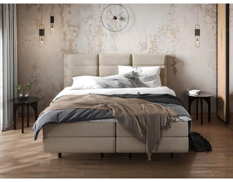 Kontinentální postel Crenig, Barva: Barrel 90, Rozměr postele: 160 x 200 cm
