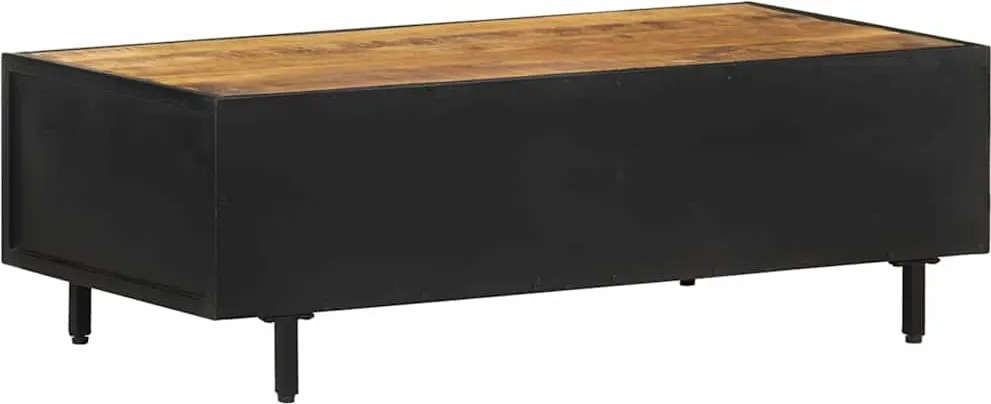 Konferenční stolek 105 x 50 x 35 cm hrubé mangovníkové dřevo 288471