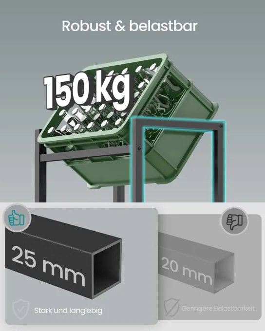 Regál na přepravky BSC353B01
