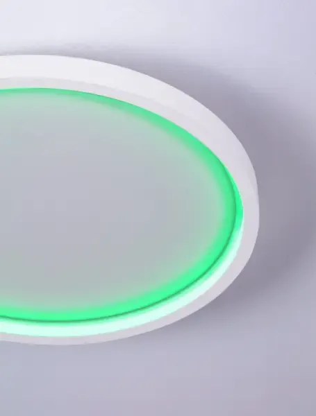 Moderní stropní svítidlo Chet RGB 39 s dálkovým ovládáním