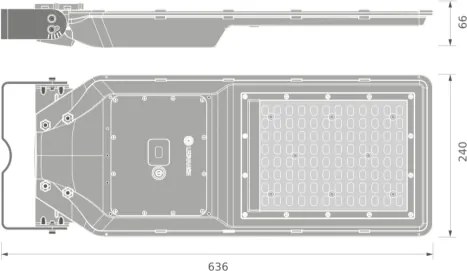 Solární pouliční LED svítidlo s pohybovým čidlem LEDVANCE STREETLIGHT ECO SOLAR 20W 4000K 3200lm IP65 dálkový ovladač
