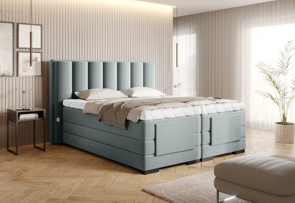 Veros boxspring postel 180x200 Materiál / Dekor: Flores 22